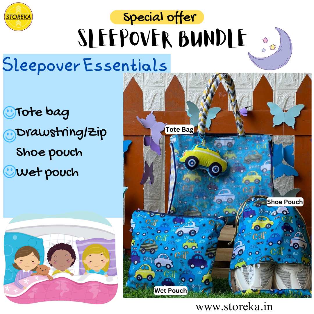 Kids' Sleepover Bundle – Travel Kit with Waterproof Bag – Storeka